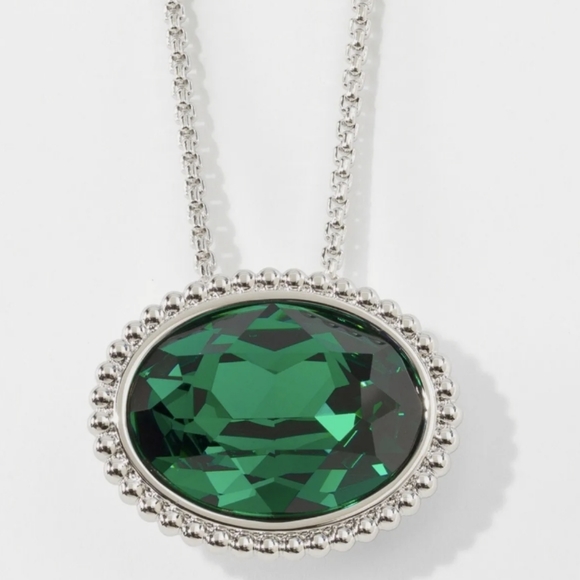 Touchstone Crystal | Jewelry | Green Crystal Framework Necklace | Poshmark